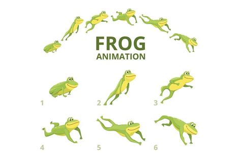 frog jumping animation