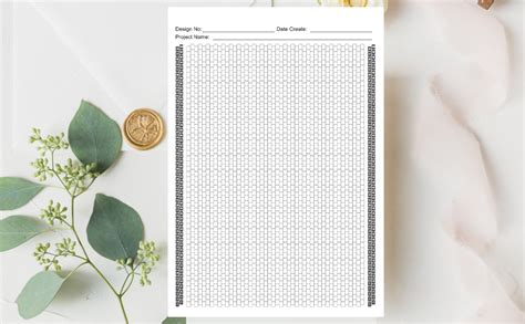 Peyote Stitch Graph Paper With Cylinder Beads For Your Beadwork Designs Ramses Akila M