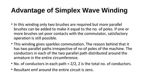 Simplex Wave Windingelectrical Engineering Ppt