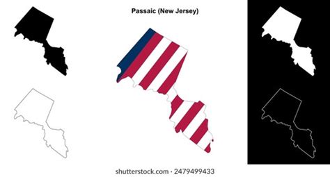 Passaic Map Photos Images And Pictures Shutterstock
