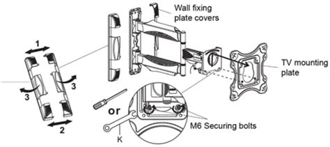 Invision Hdtv L Single Arm Tv Wall Mount Instruction Manual