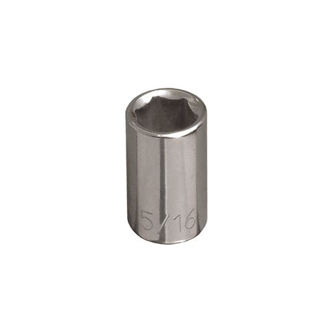 5 16 Standard 6 Point Socket 1 4 Drive 65604 Klein Tools