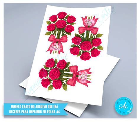 Arquivo Buque De Flores Dia Das Mães 3 Arquivo De Corte