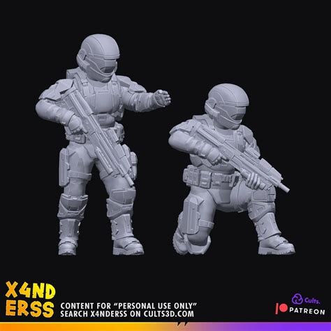 Odst Set 1 3d Print Model Download Free