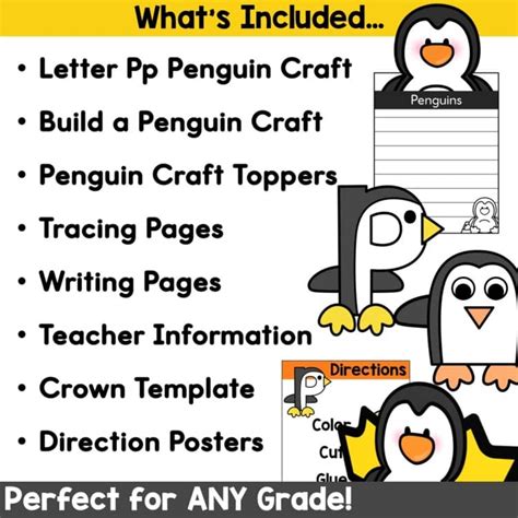 Penguin Writing Crafts Penguin Craft Winter Bulletin Board Display