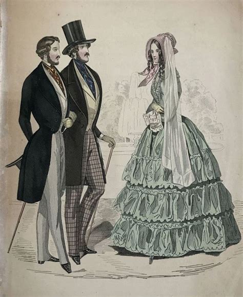 1840s Clothing Men Romantic Era Fashion Male 1840s Suit Victorian