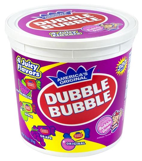 Dubble Bubble Assorted 300ct Tub Metro Atlanta Wholesale