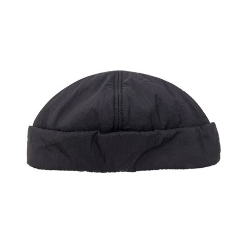 Y3 Webbing Padded Beanie Men Black Flannels