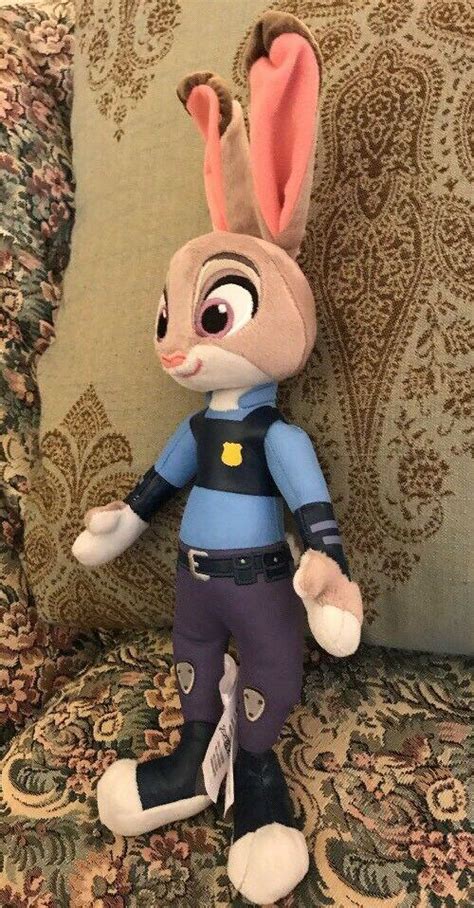 Zootopia Officer Judy Hopps Bunny Rabbit Plush Doll 16 Stuffed Disney