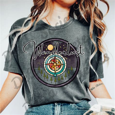 Wanderlust Png Compass Png Camping Png Flower Digital Art
