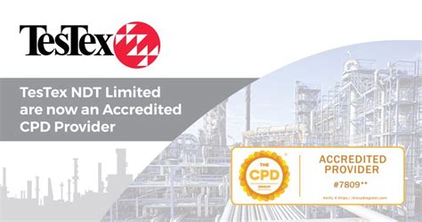 Testex Ndt Ltd On Linkedin Cpd