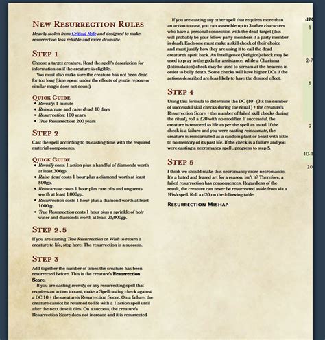 5e I Turned Necromancy Spells Like Raise Dead Into Something Scary