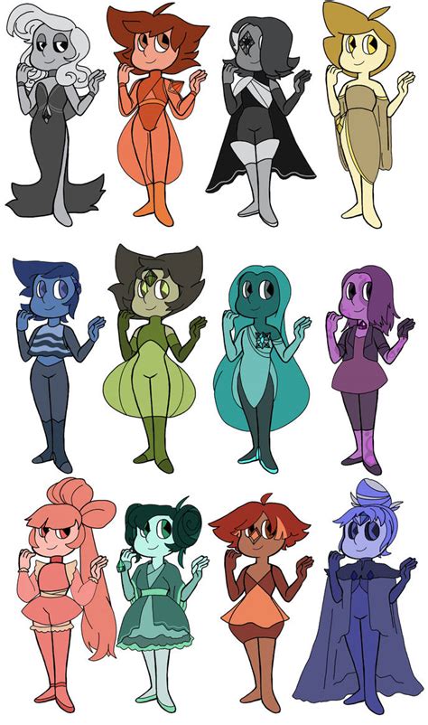 Su Gem Adopts 8080 Points 512 Open By Trashqueensart On Deviantart