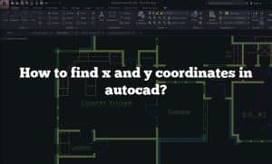 How To Find X And Y Coordinates In Autocad
