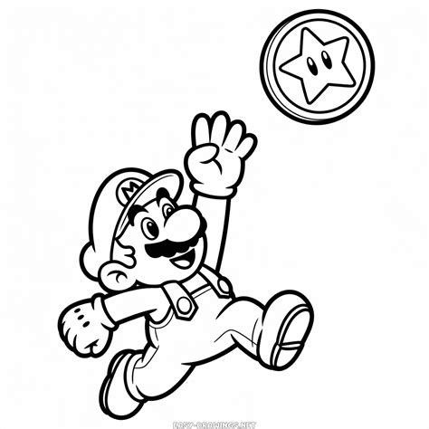 Mario Chasing Coin Easy Drawing Easy Drawings