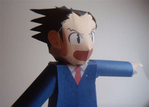 Phoenix Wright Papercraft Download Here Marineta
