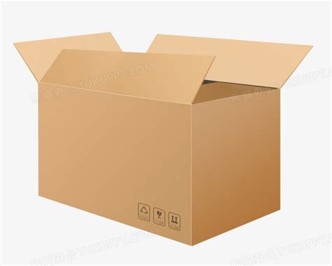 手绘卡通打开的纸箱免抠元素png图片素材下载卡通png熊猫办公