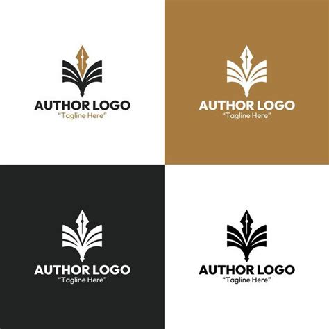 Author Logo Premium Vector Logo Author Vector