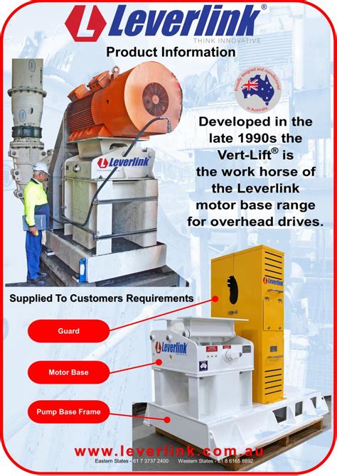 The Leverlink Verti Lift Motor Base Is Over 20 Years Old And Is The
