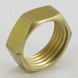 Hex Nut R 12 Brass