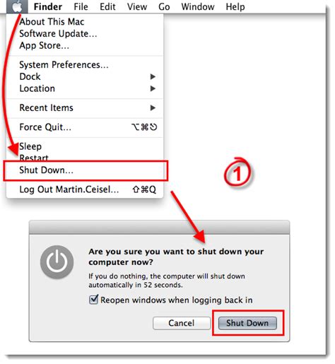 Shutdown Computer Mac
