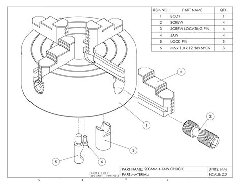 Jaw Chuck Design Grabcad Tutorials
