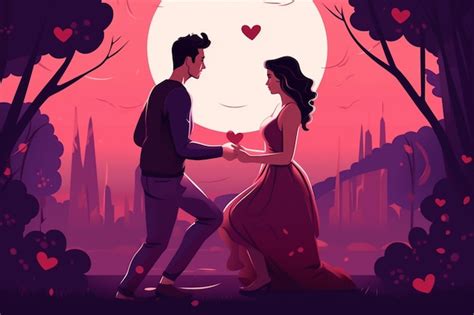 Premium Vector Illustration Proposal For Girl Guy