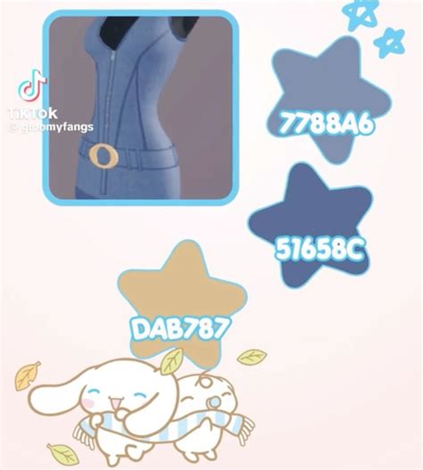 Denim Hex Code Dti Credit To Gloomyfangs On Tiktok Solardti On