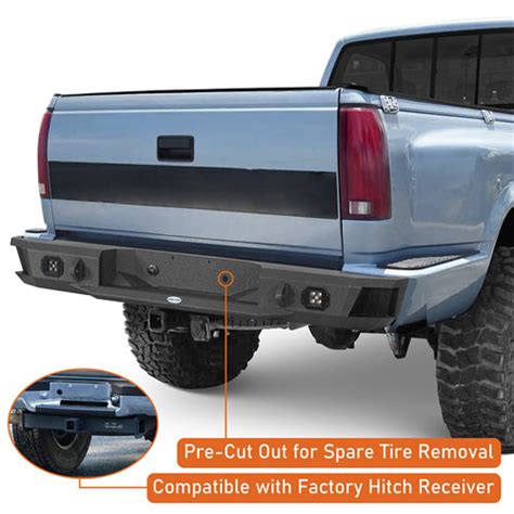 Aftermarket Rear Bumper For 1988 1998 Gmc Sierra 15002500 Hooke Road