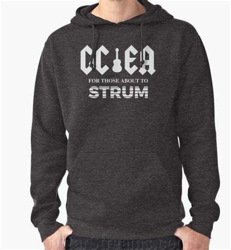 Gcea For Those About To Strum Ukulele Rocker Design White