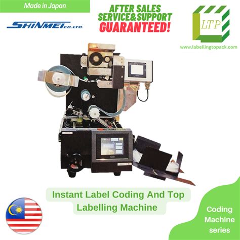 Instant Label Coding And Top Labelling Machine Selangor Subang Jaya