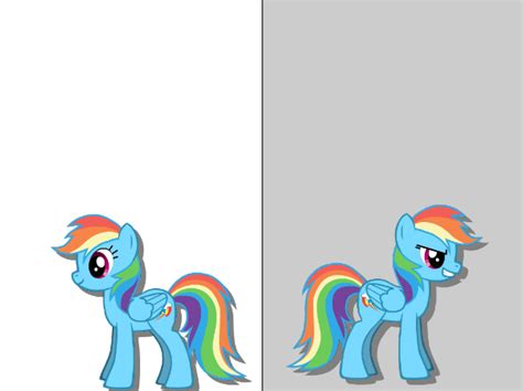 2 Sides To Rainbow Dash By Pegasisterdanceparty On Deviantart