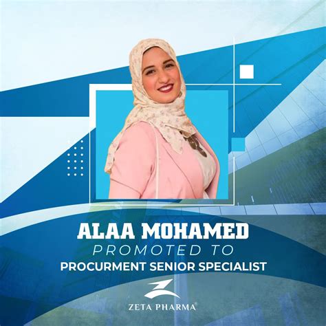 I Am Thrilled To Share That I Have Been Promoted To Procurement Senior Specialist 🎉 Alaa M
