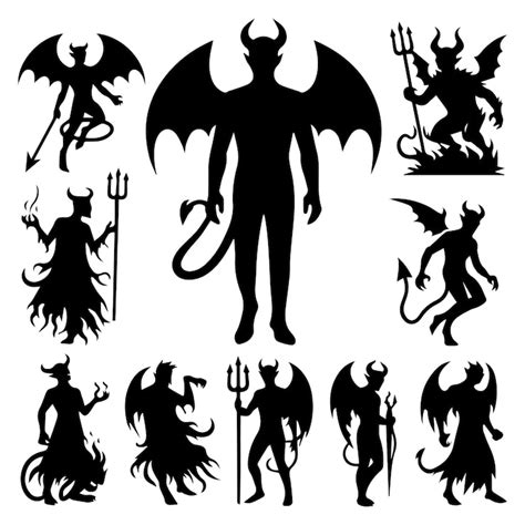 Images De Diable Silhouette Téléchargement Gratuit Sur Freepik