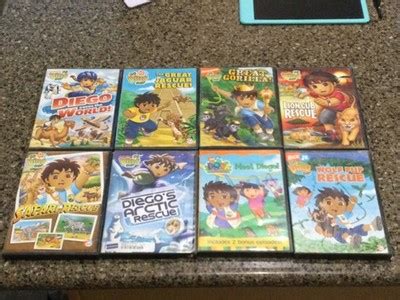 Go Diego Go Dvds 8 Dvds All With Original Case Good Condition See