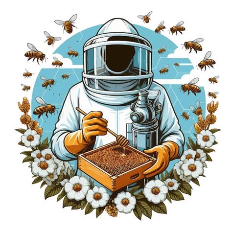 Premium Vector Beekeeper