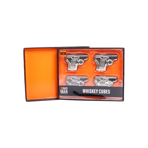 Whiskey Cubes Gun Mad Man