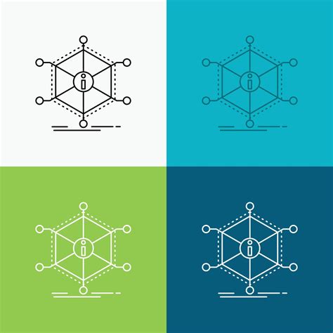 Data Help Info Information Resources Icon Over Various Background