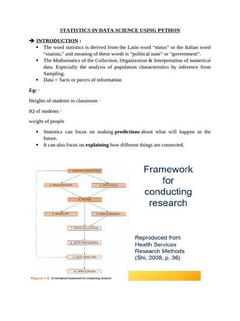 Statistics Notes Pdf