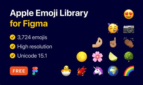 Apple Emoji Library Figma