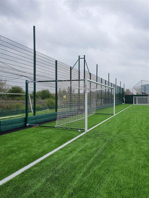 Fence Fixed Swing Out Football Goals Heavy Duty Made In Uk By Mh Goals