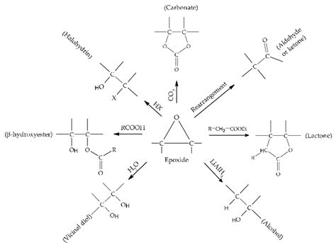 Scheme 1 Schemes Of Some Important Reactions Of Epoxide Scheme 1