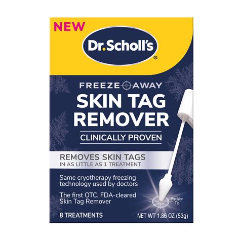 Dr Scholls Freeze Away Skin Tag Remover 8 Ct Removes Skin Tags In
