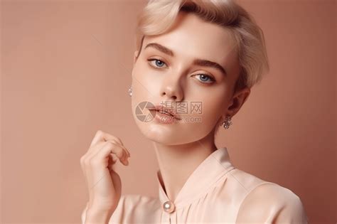 女性模特佩戴珠宝图高清图片下载 正版图片600011517 摄图网