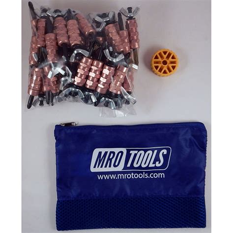 Kwn1s50 14 Standard 0 12 Wing Nut Cleco Fasteners 50 Piece Kit W