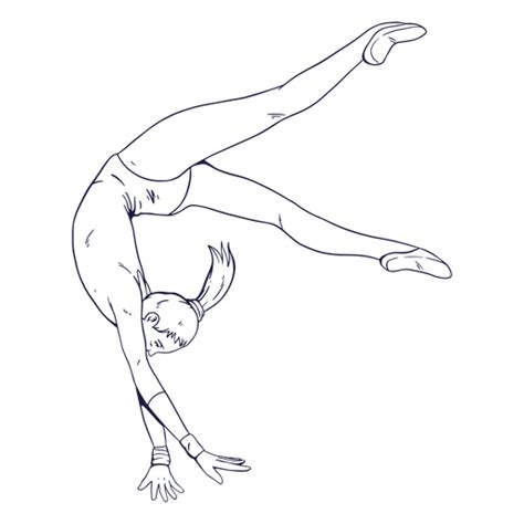 How To Draw A Gymnast On A Beam Step By Step Drawing Tutorials Artofit