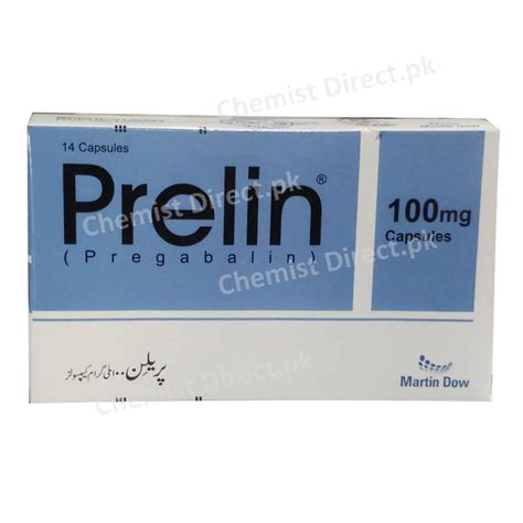 Prelin 100mg Capsules Chemistdirectpk