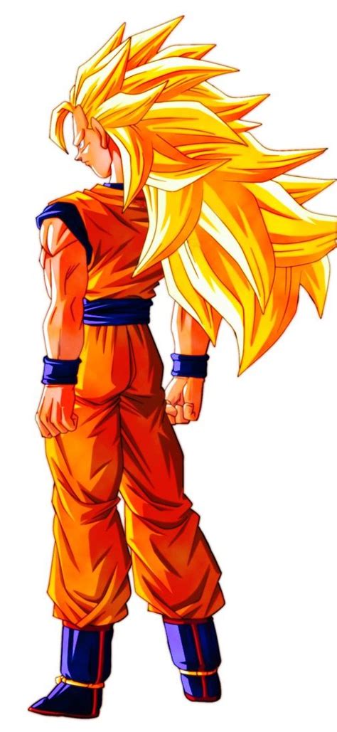 Super Saiyan 3 Goku Songokukakarot Super Saiyan Side View Ssj Goku
