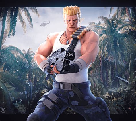 Bill Rizer From Contra R3dmodeling