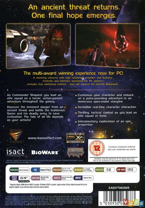 Mass Effect Vgdb Vídeo Game Data Base Mass Effect Vgdb Vídeo Game Data Base